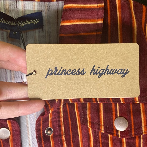 Princess Highway | Jackets & Coats | Princess Highway Cropped Berry ...